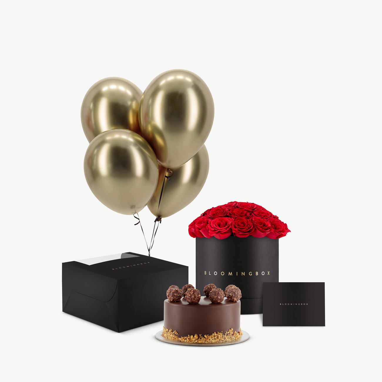 Roses & Cake Bundle - Same Day Delivery