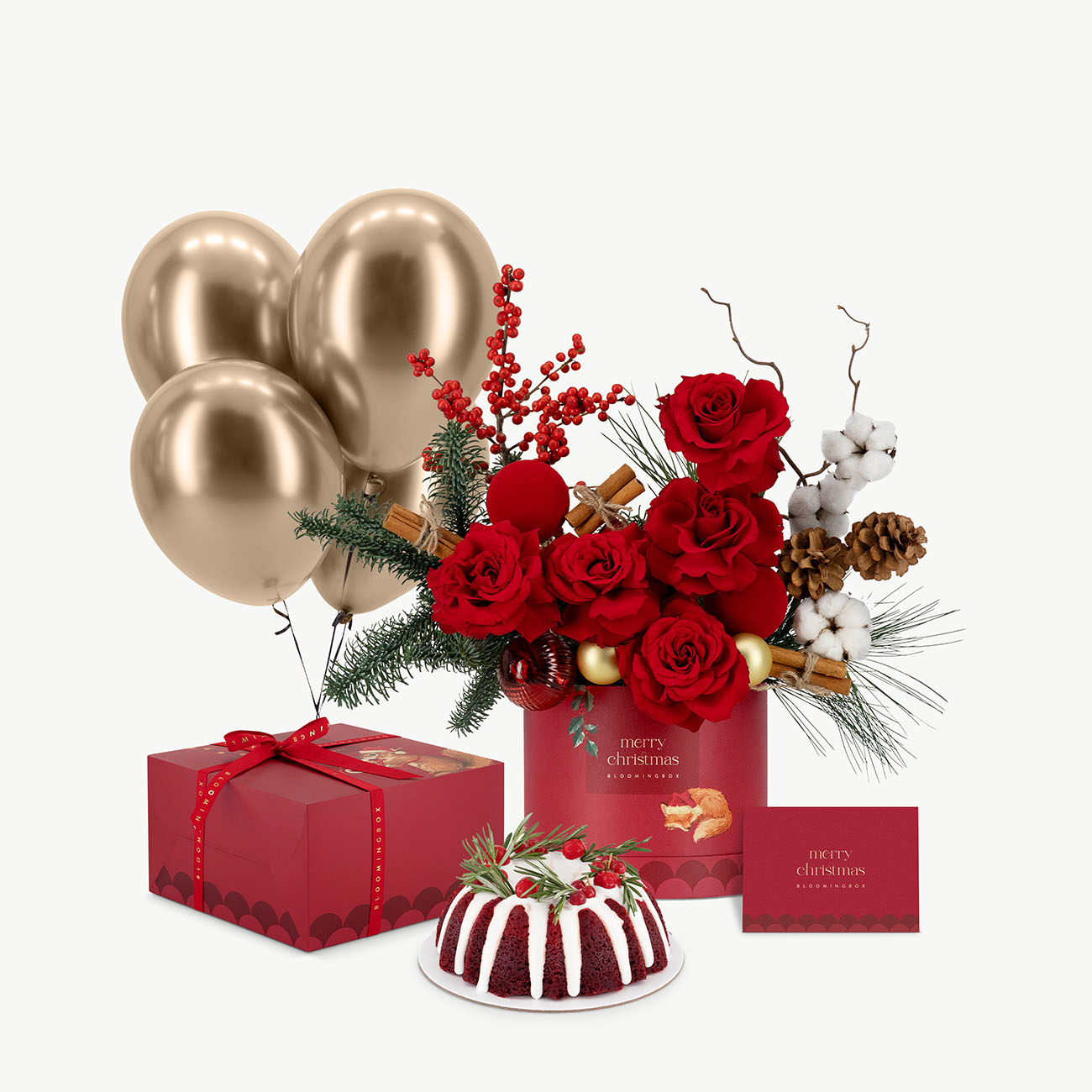 Pine Assortment & Cake Bundle - Same Day Delivery